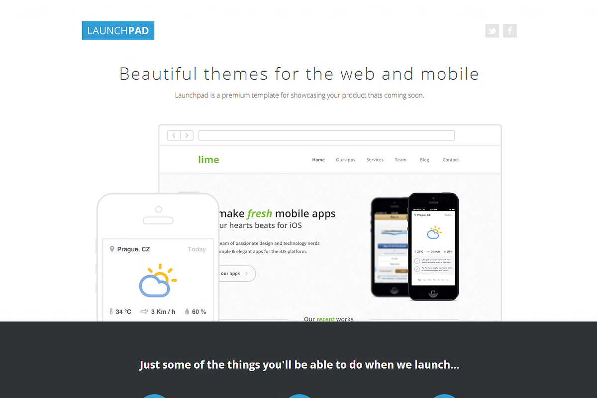 LaunchPad - Product Intro / Splash, a Templates & Theme by CogPowered ...