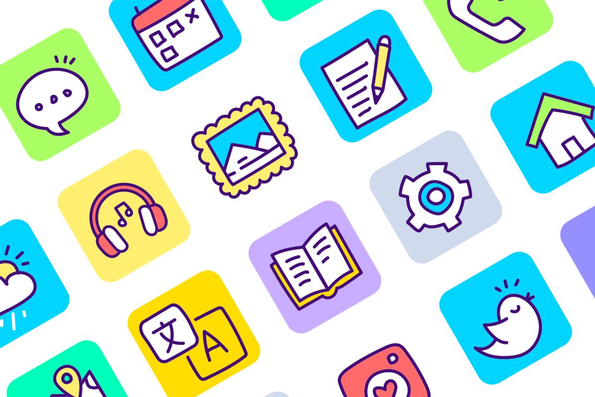 iOS 14 App Icons | hand drawn, an Icon by wowomnom