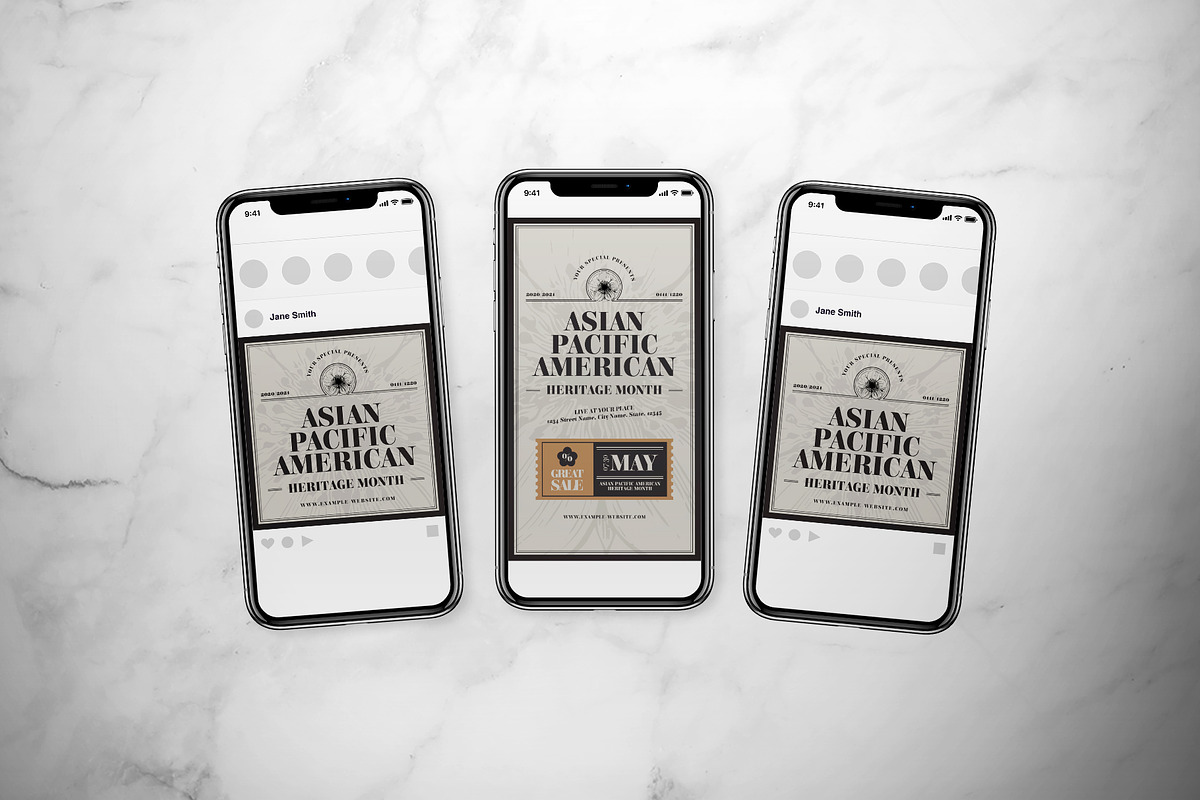 AsianPacific American Heritage Month, a Flyer Template by The Good Store