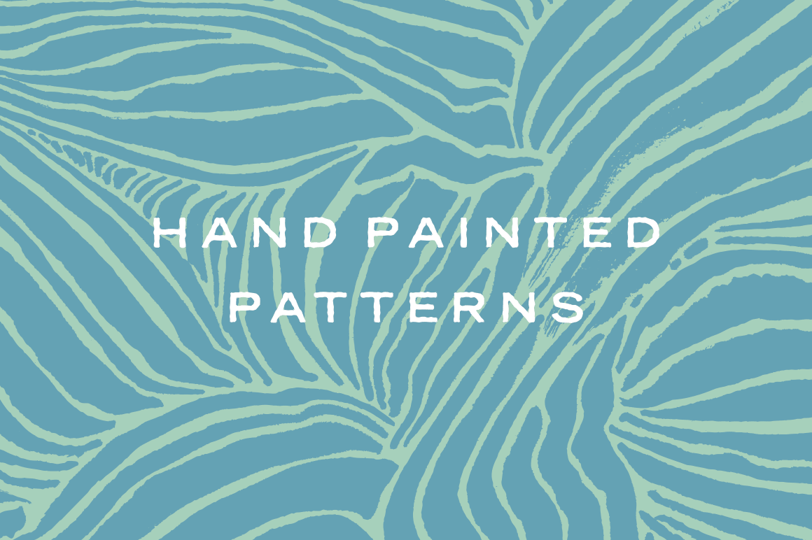 Vector Hand Painted Patterns, a Texture Graphic by GhostlyPixels