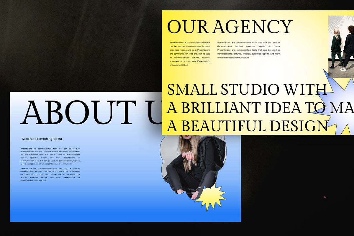 Prada -Media Kit Google Slides, a Presentation Template by Dirtytemp Studio