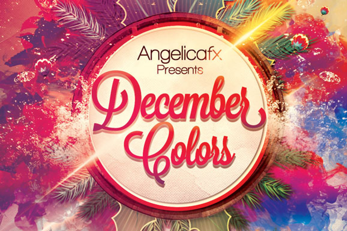 December Colors Flyer Template, a Flyer Template by angelicafx