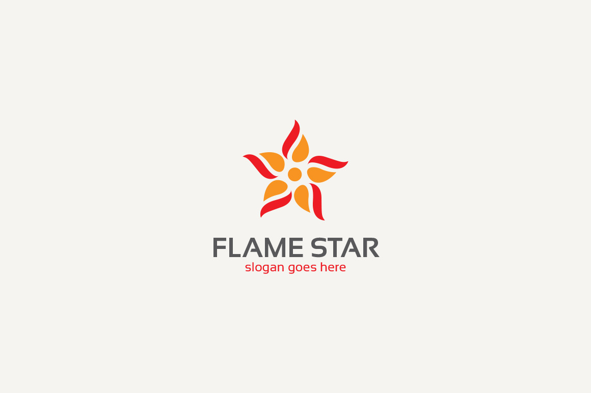 Flame Star Logo, a Branding & Logo Template by CAIRON CREATIVESTUDIO