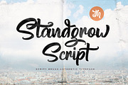 Standgrow - Script Font, a Script Font by FHFont