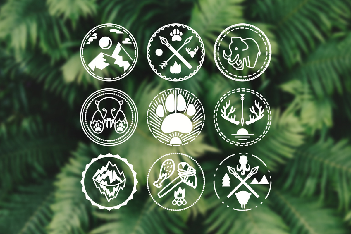 Natural Geological Symbols, an Object Graphic by barsrsind