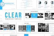 Clear PowerPoint Template, a Presentation Template by RRGraph