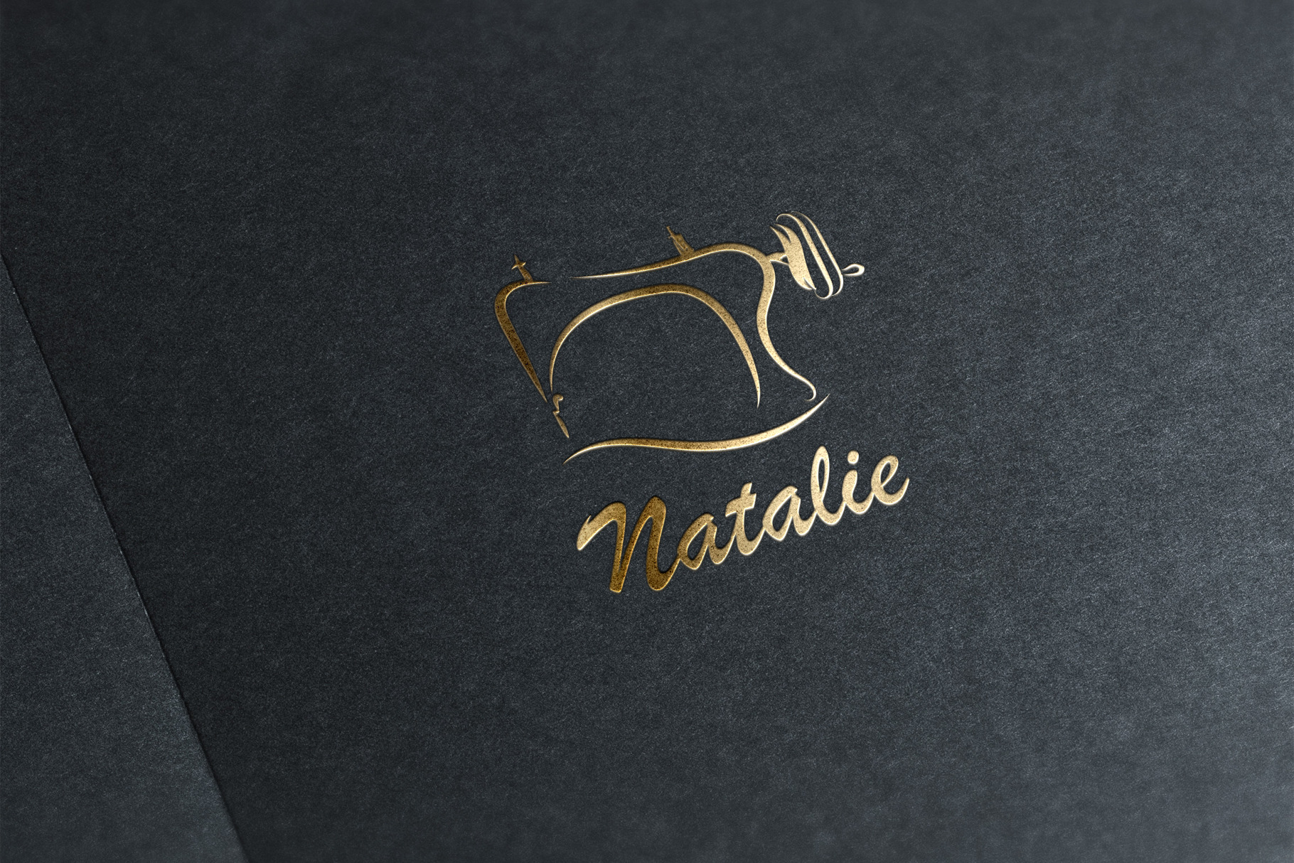 Natalie. Calligraphic Logo Template, a Branding & Logo Template by le-genda