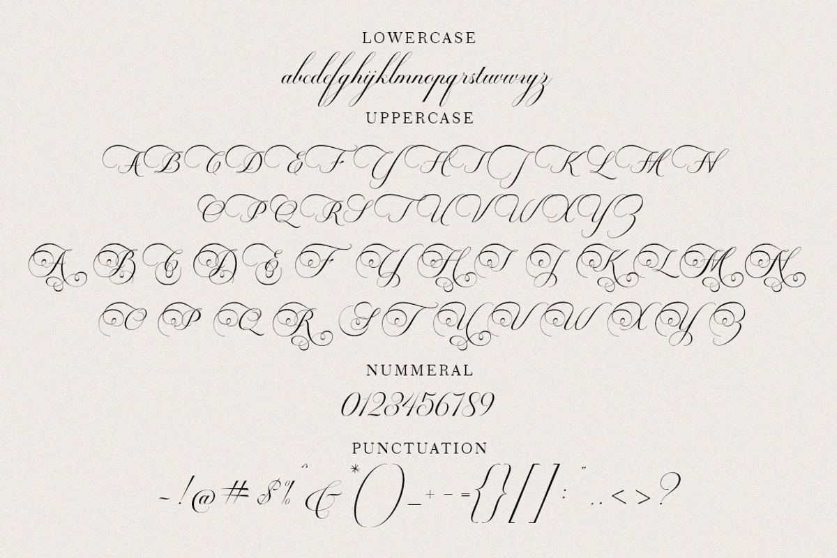 Blissful |Classic Calligraphy