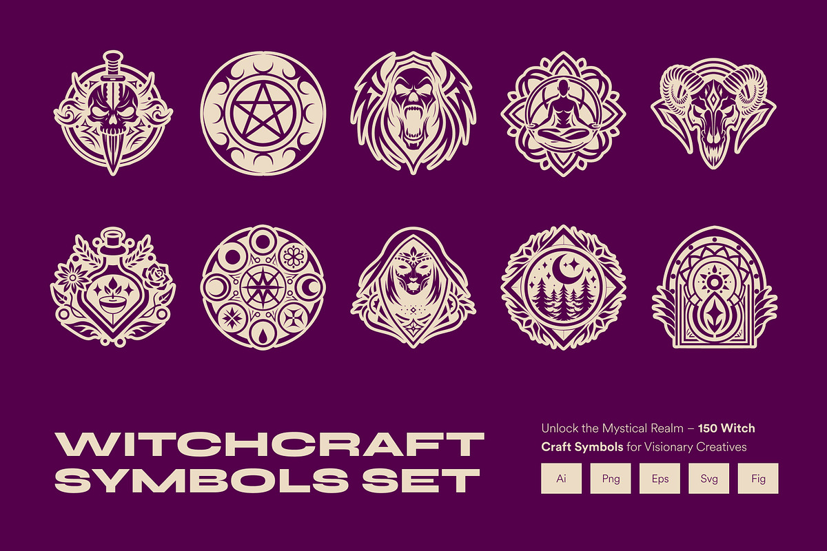 Witchcraft Symbols Set