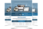 Website Design Flyer, a Flyer Template by TheGraphicsWorld