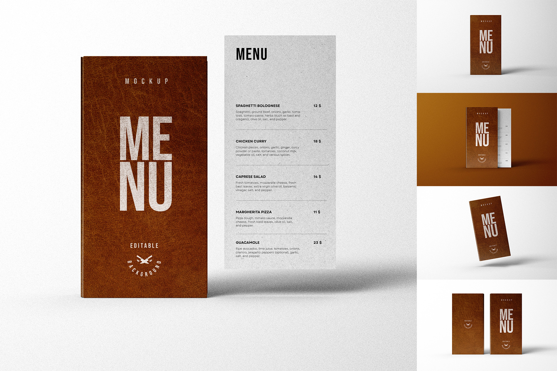 Restaurant Menu Mockup