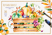 Autumn Harvest, an Illustration by Kate_Rina