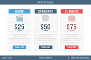 Pricing Table, a Templates & Theme by PixMarket