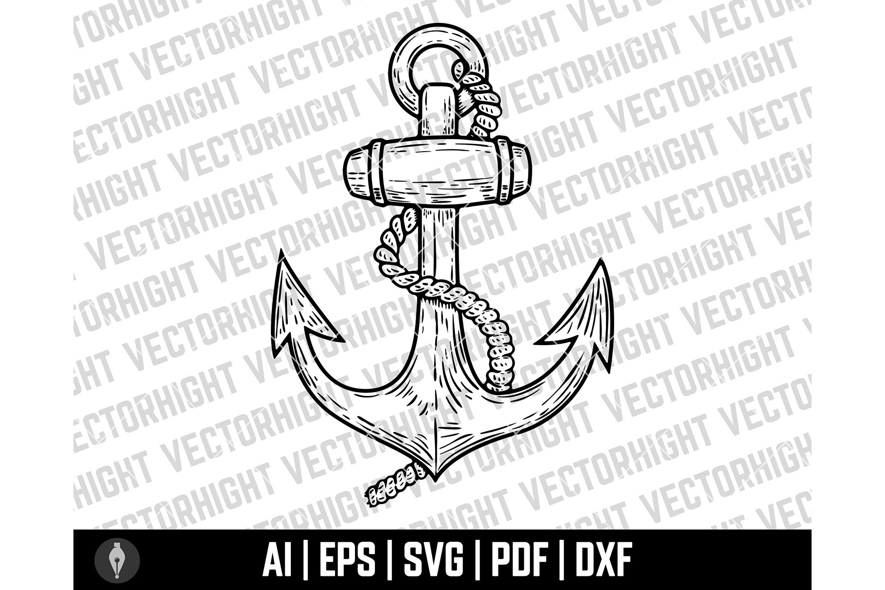 Anchor, Anchor Svg, Dxf, Ai, Eps | Illustrations ~ Creative Market