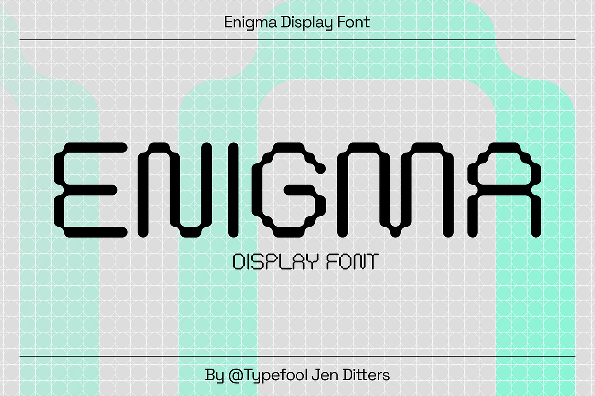 Enigma | Display font