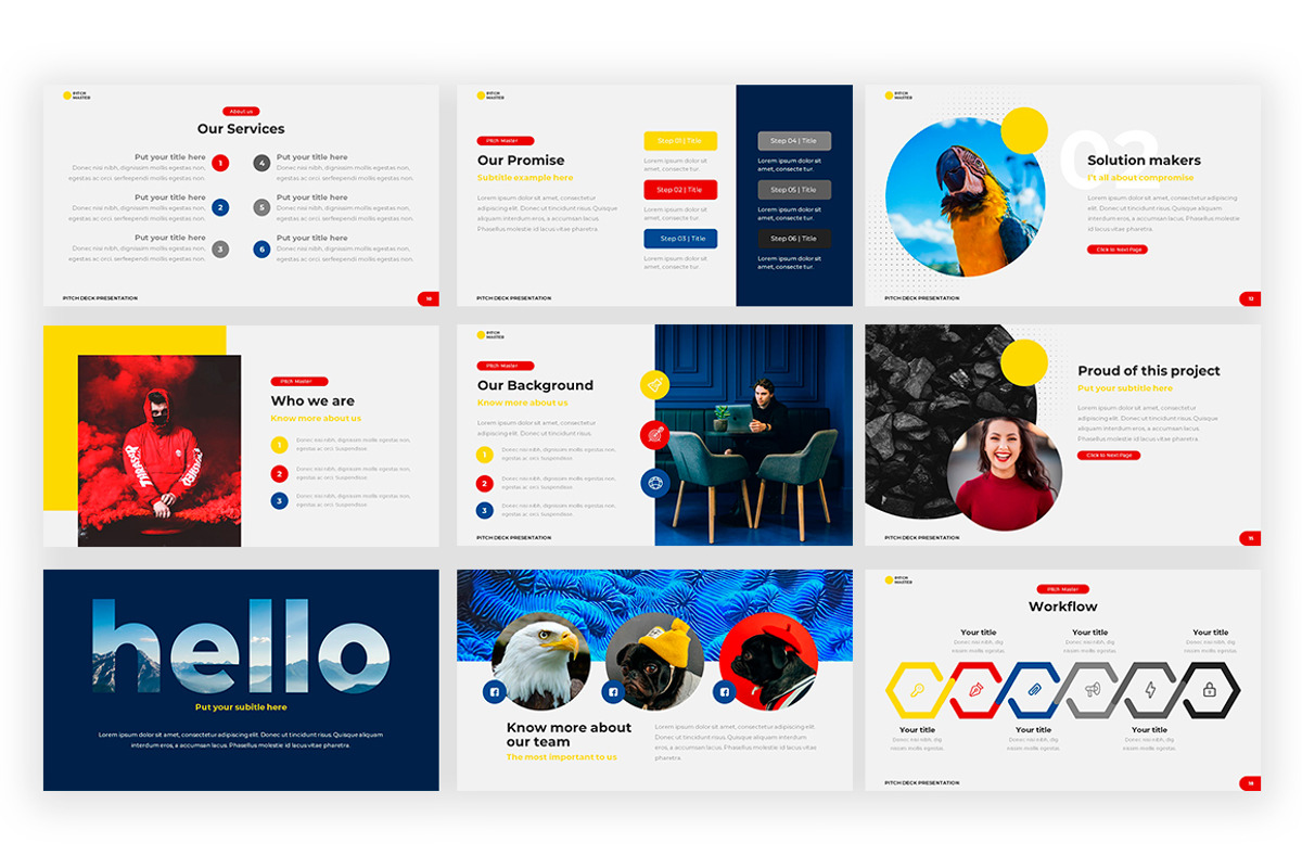 Pitch Master | Powerpoint Template, a Presentation Template by Zacomic ...