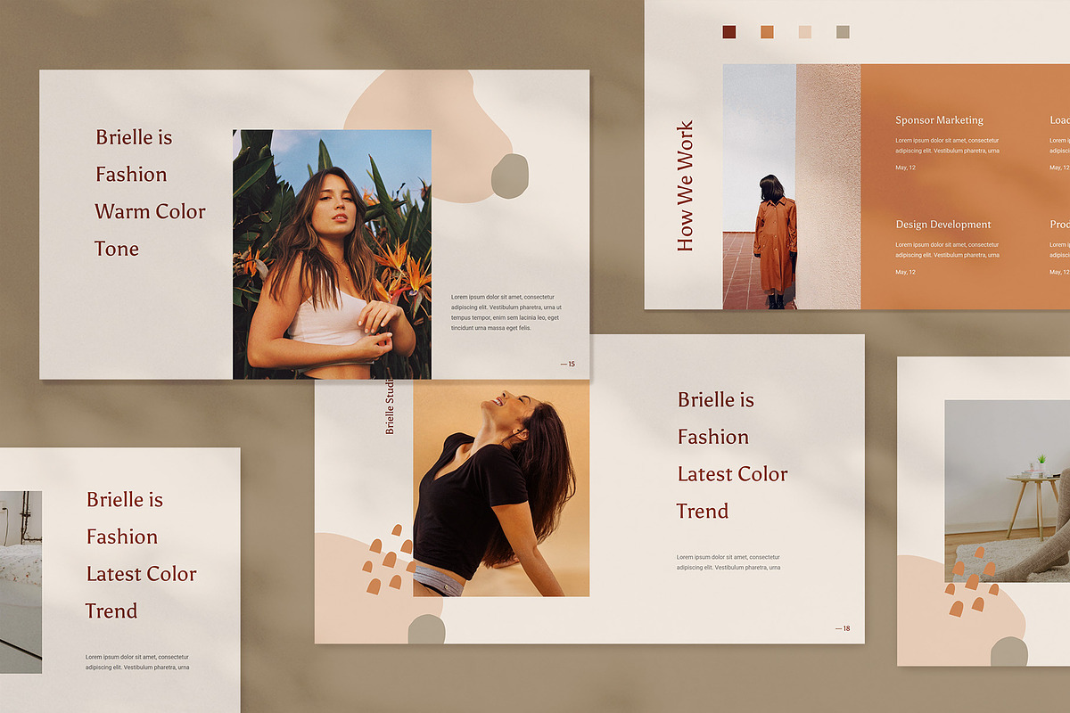 Breille Google Slides, a Presentation Template by Visuel Colonie®