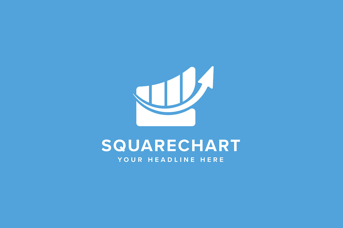 Square Chart Logo Template, a Branding & Logo Template by PixaSquare