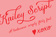 Kailey, a Script Font by Great Lakes Lettering