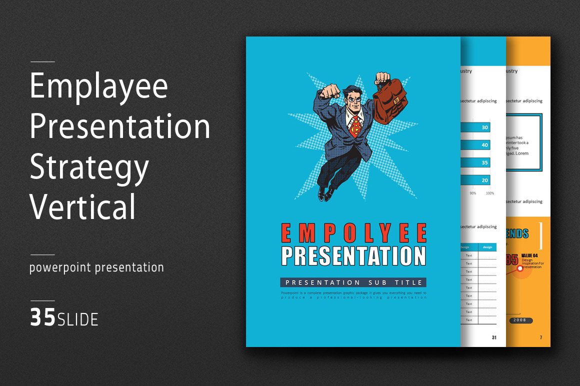 Employee Presentation Vertical, a Presentation Template by Good Pello ...