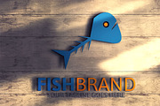 Fish Brand Logo, a Branding & Logo Template by Josuf Media | Creative ...