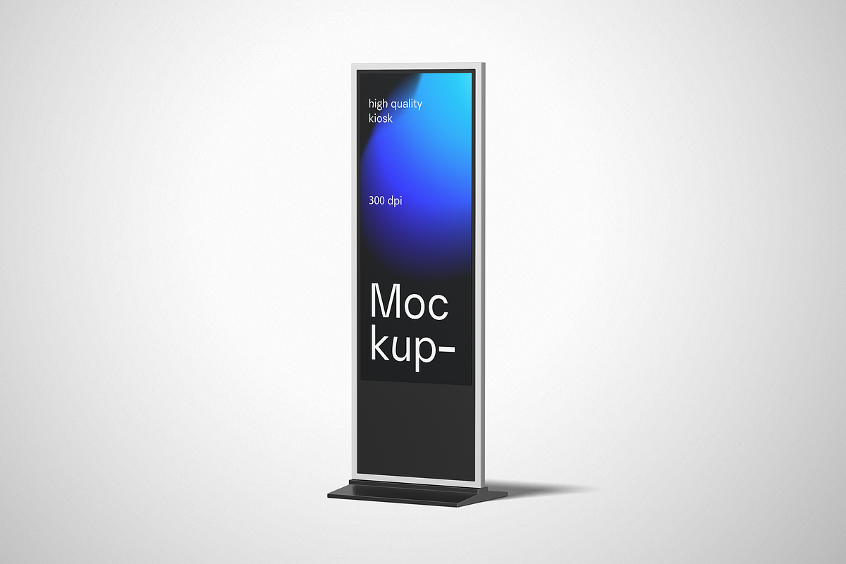 Interactive Kiosk Mockup, a Product Mockup by Mockupdaddy