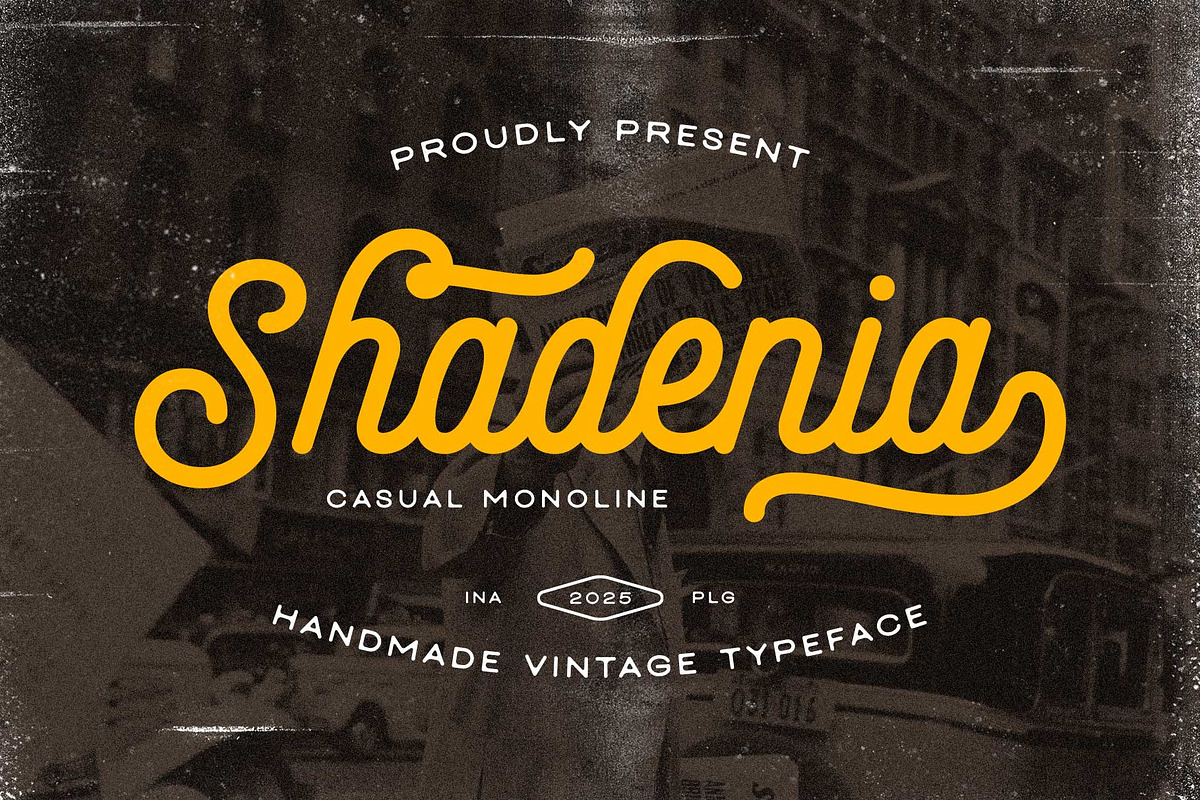 Monoline Script - Shadenia, a Script Font by Novitype