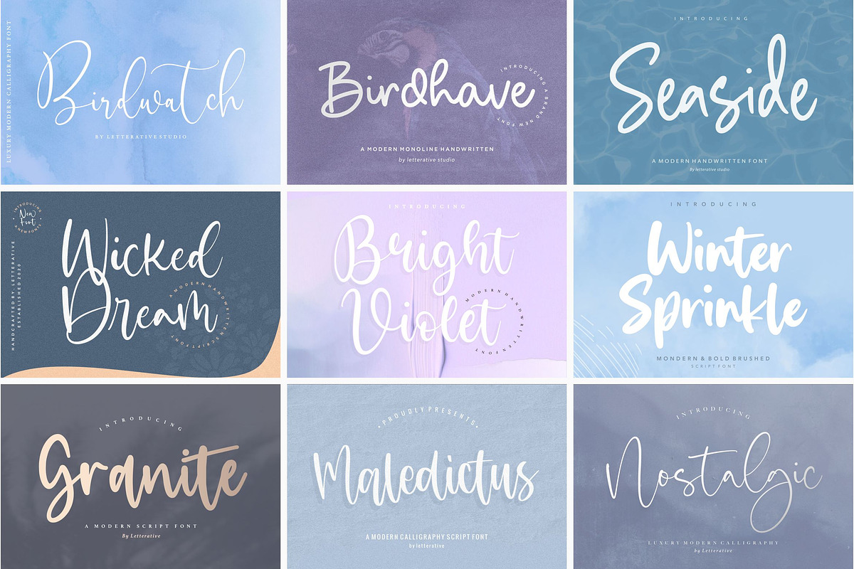 The Ultimate 50 Fonts Bundle!