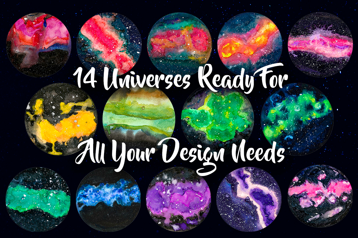 Watercolor Multiverse | Illustrations ~ Creative Market