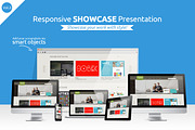 Responsive Showcase Presentation V3, an iPhone Mockup by ydlabs