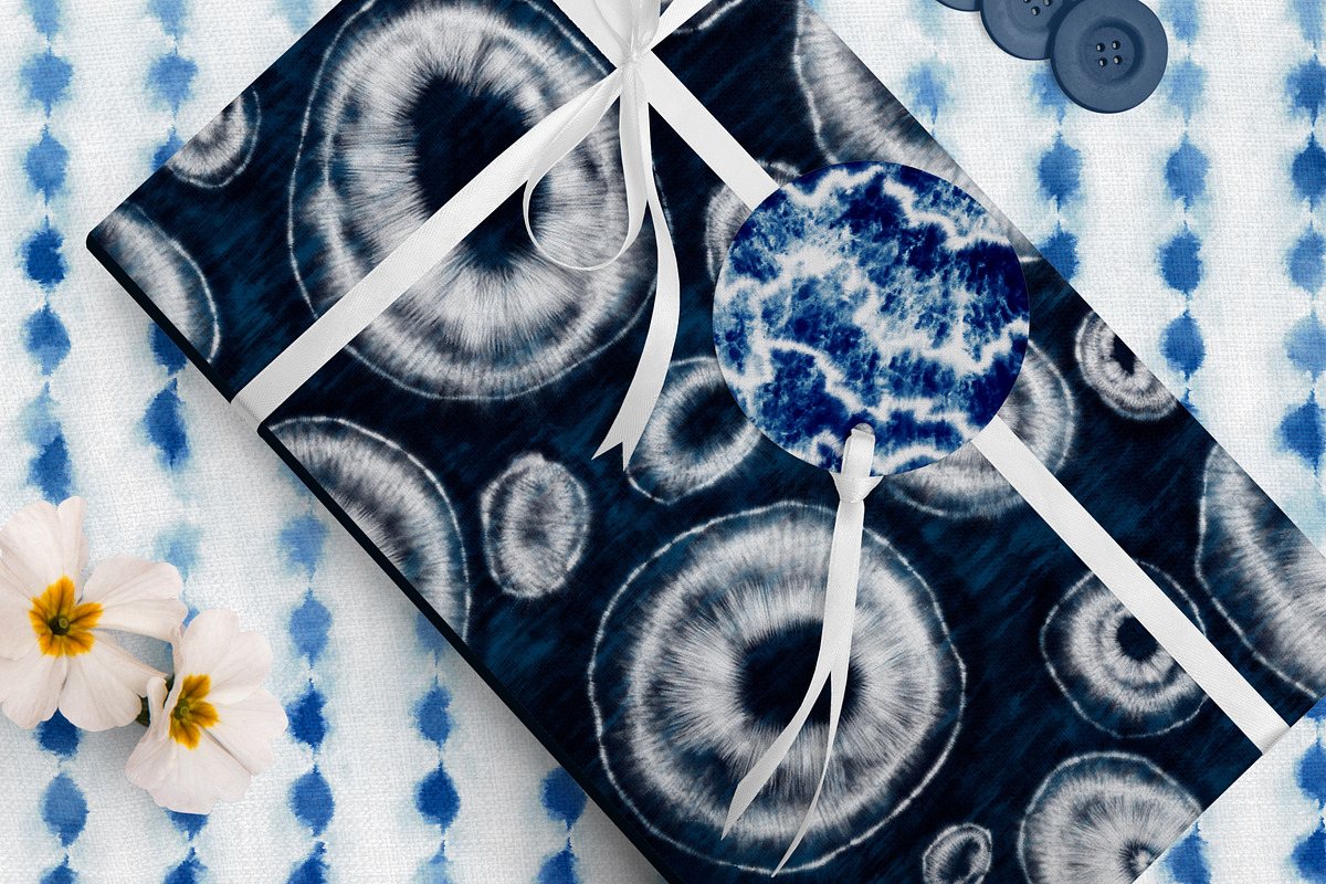 Tie Dye Watercolor Procreate Brushes, a Brush Add-On by OlgaRom