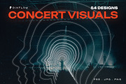 Concert Visual Backgrounds, an Object Graphic by Pixflow | Creative Market