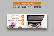 Computer Shop Facebook Cover, a Social Media Template by Creatricks