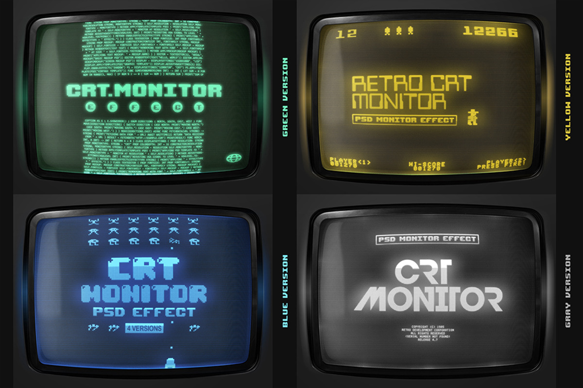 CRT Monitor Effect