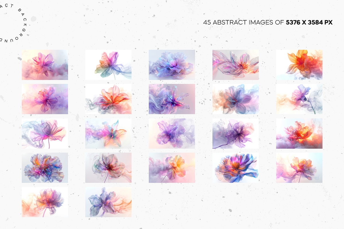 Pearlescent Magic Flowers