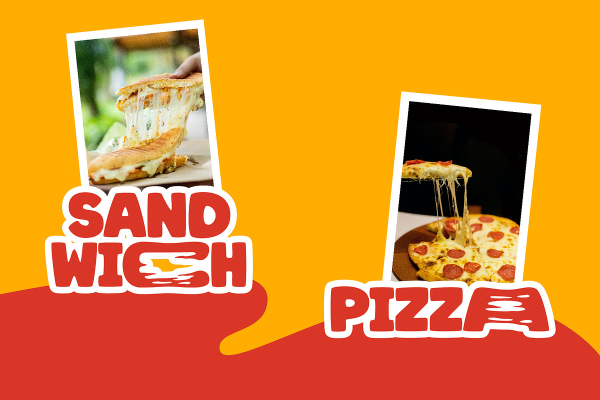 Melting font - MOZA by alphArtype