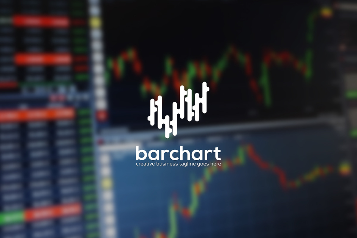 Bar Chart Logo, a Branding & Logo Template by Slim Studio