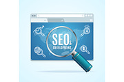 Web Page Search Engine Seo Concept | Technology Illustrations ...