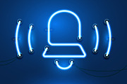 Collection of neon business icons, an Icon by wowomnom
