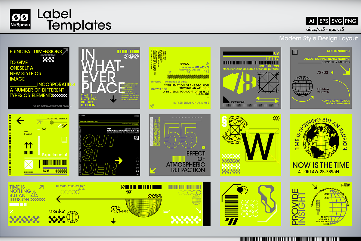 Editable Barcode Labels – AI, EPS, SVG & PNG