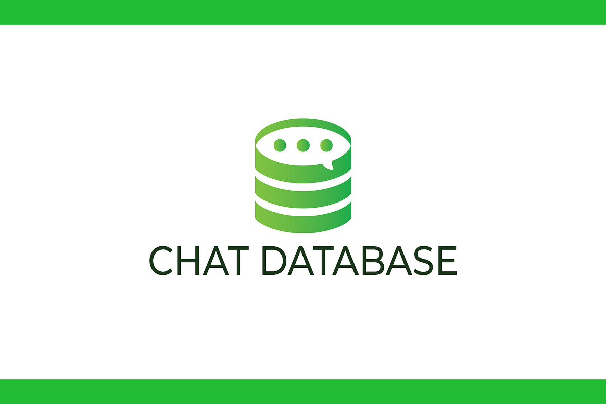 Chat Database Logo, a Branding & Logo Template by Suhandi