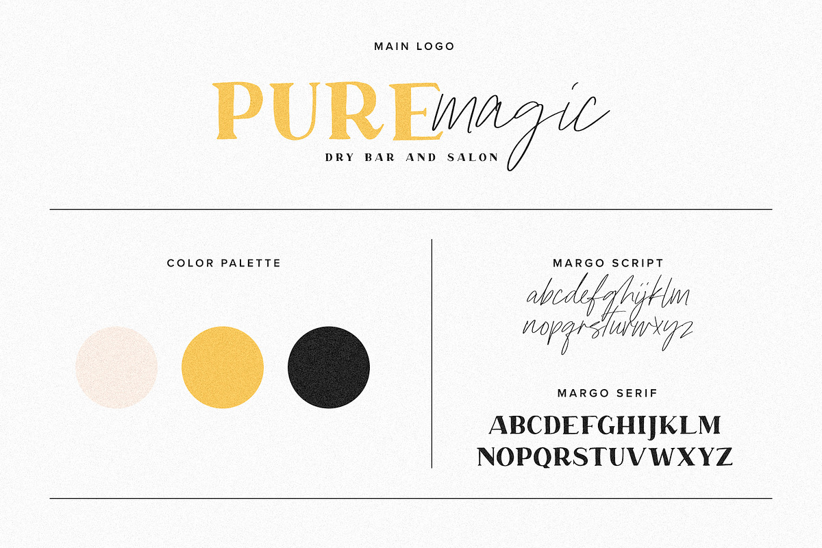 Margo Font Duo w/ 6 Bonus Logos, a Script Font by Jen Wagner Co