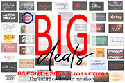 BIG DEALS 85 Fonts and Vector | Script fonts ~ Creative Market