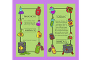 Toxic industry concept banners, an Illustration by VectorsBang