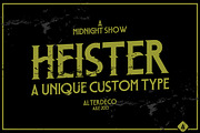 Heister Type, a Font by Alterzone