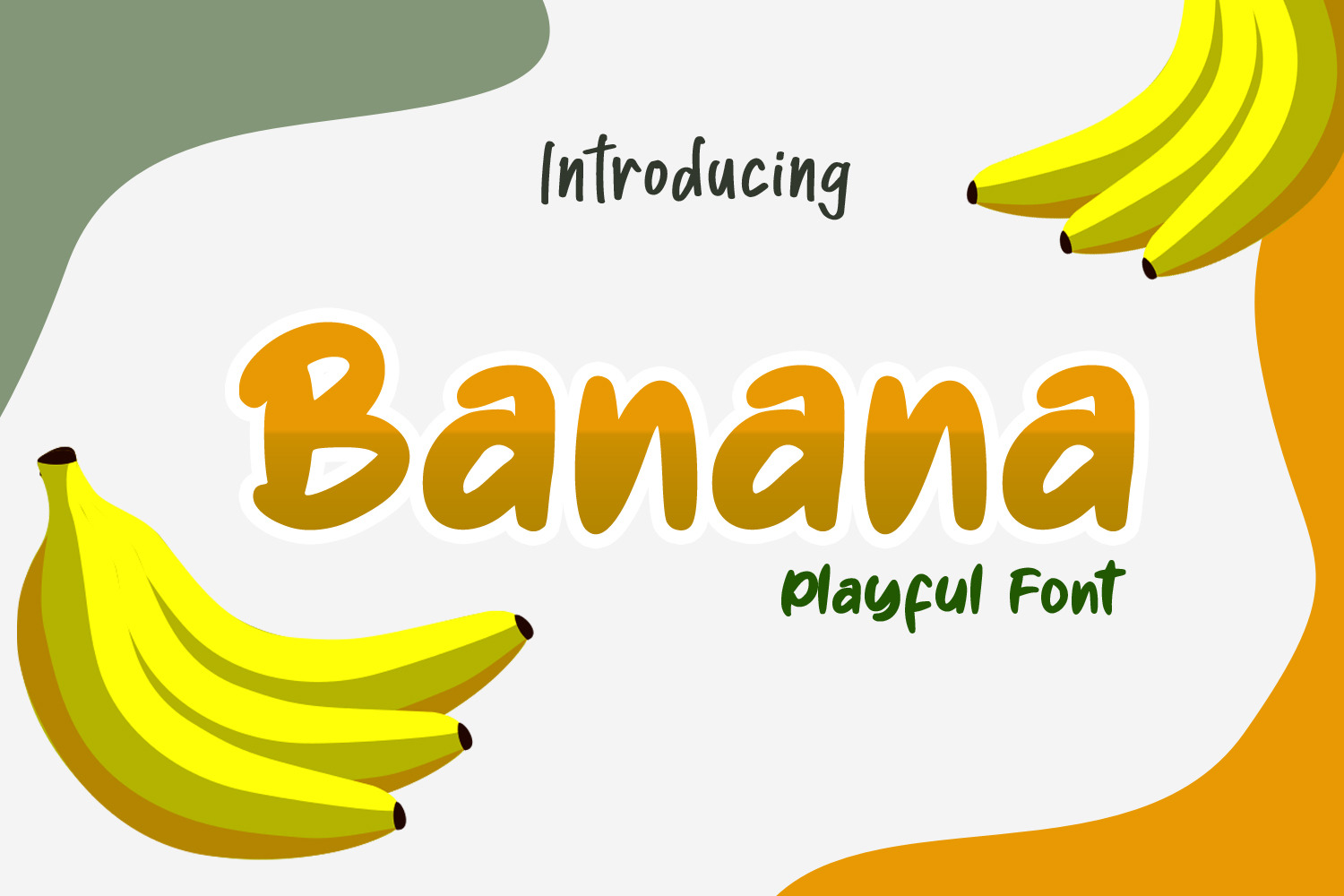 Banana Font, a Serif Font by kidzdsgn