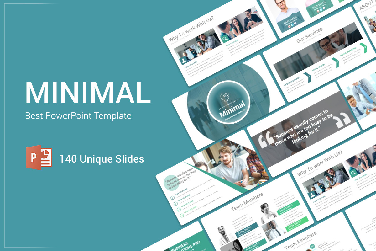 Minimal PowerPoint Presentation, a Presentation Template by SlideOne