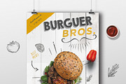 Burguer Menu Flyer, a Flyer Template by Nina Shaw