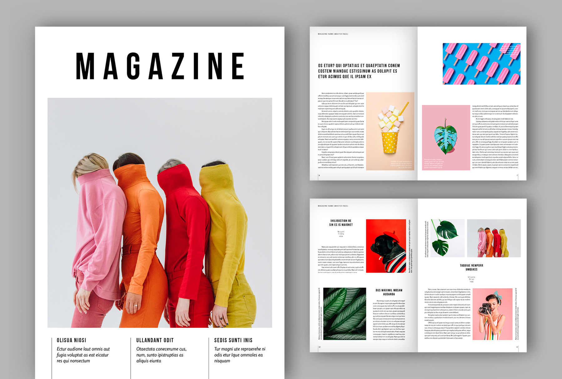 Alternative Magazine Layout, a Magazine Template by tomsarraipodesign