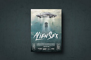 Aliens FX Party, a Flyer Template by BrochuresFactory